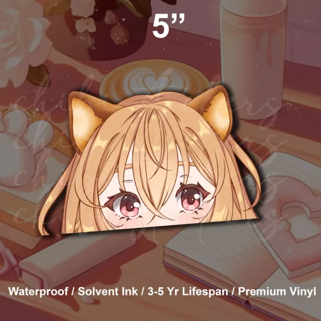 Raphtalia Cat Ears Chibi Sticker Vinyl Sticker Waterproof Decal Anime ...