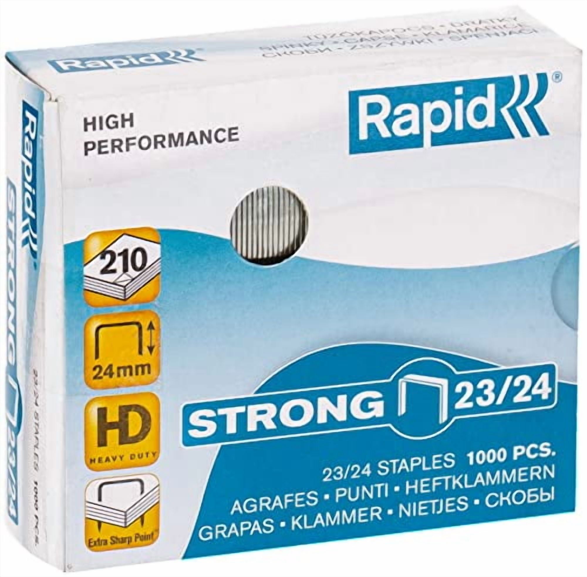 Rapid 23/24mm Strong Staples, for Stapling 150-210 Sheets, Use with ...