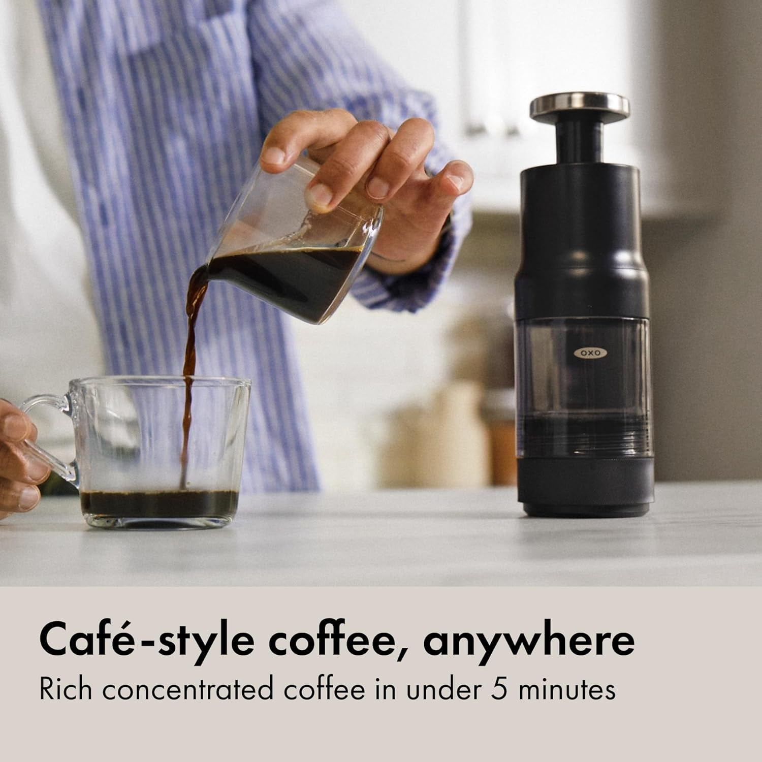 Rapid Brewer - Portable Coffee Maker, Fast Manual Hot & Cold Brew ...