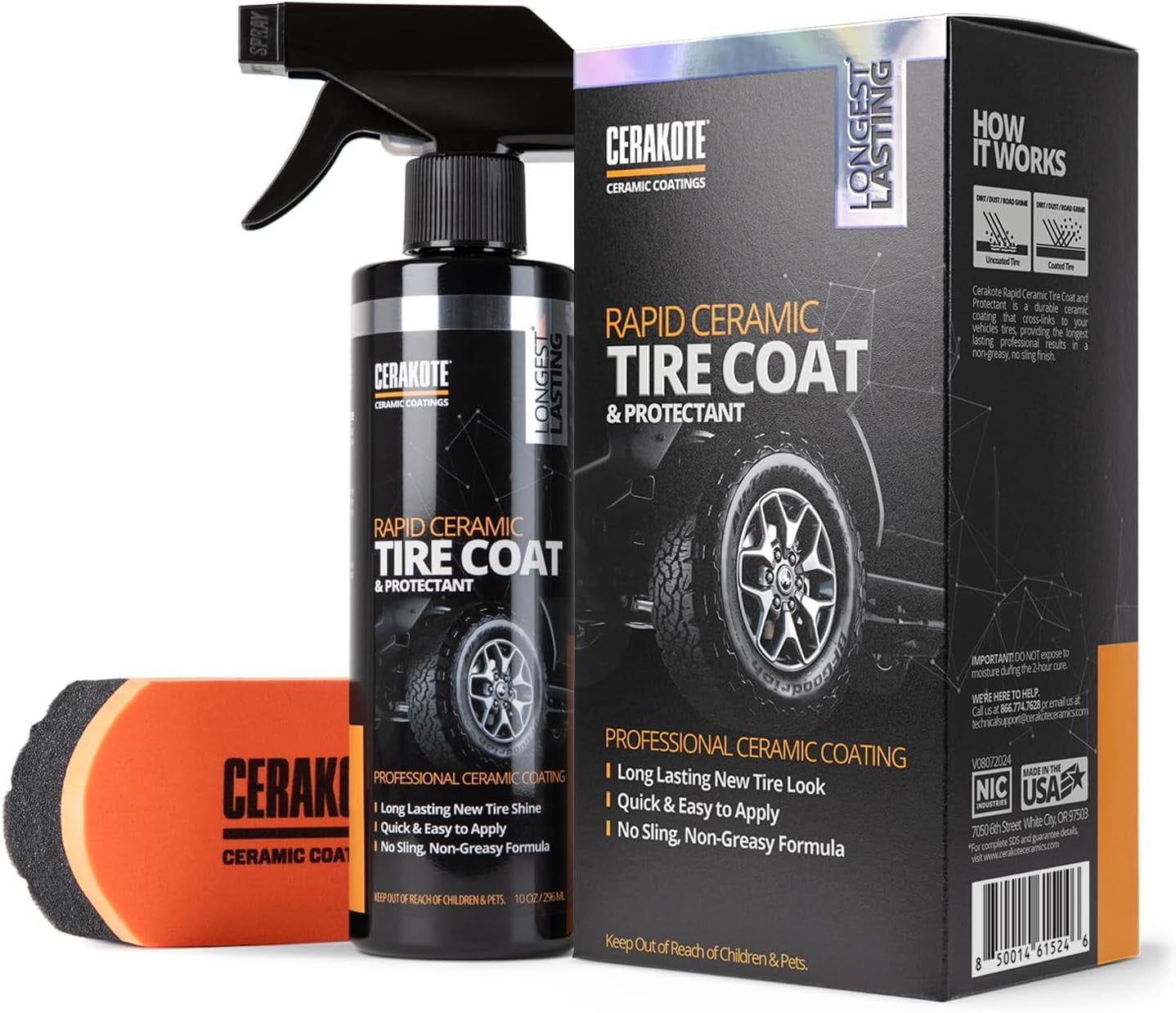 Rapid Ceramic Tire Coat – Shoroom Ne Shine Deep Finish Lasts Up to 10x ...