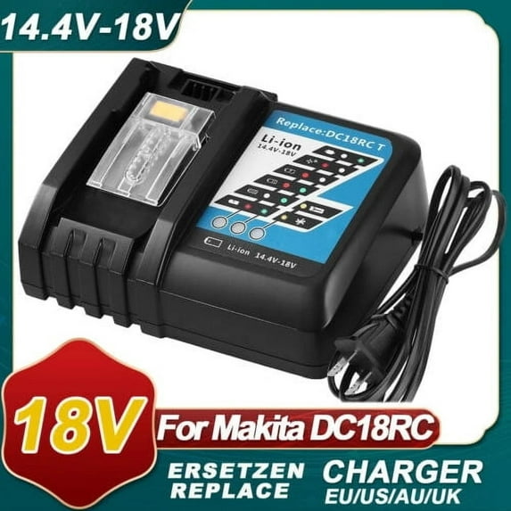 Rapid Charger Compatible with Makita 14.4V 18V Lithium-Ion Battery BL1815 BL1830 BL1840 BL1845 ...