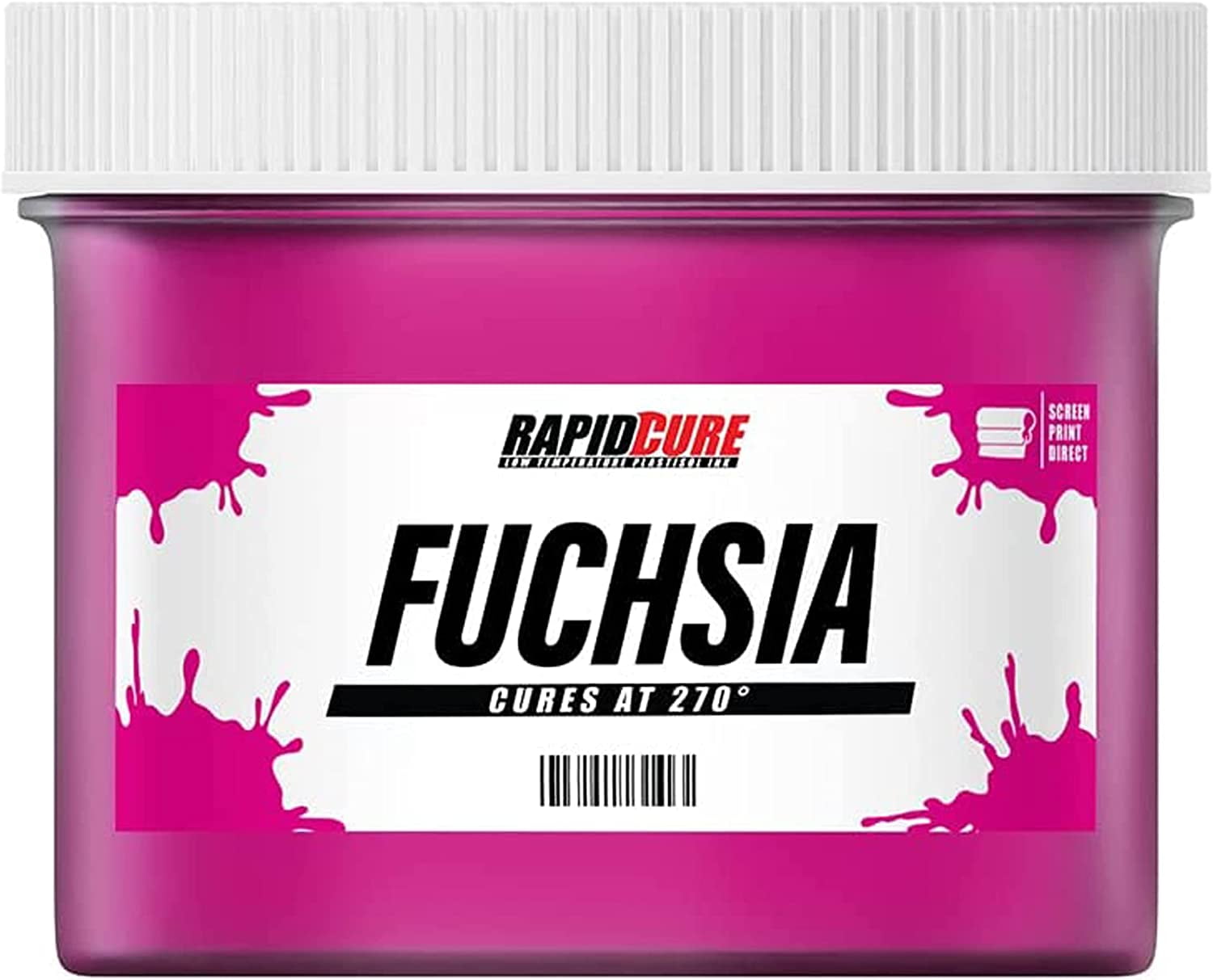 Rapid Cure Fuchsia Screen Printing Ink (8oz) - Plastisol Ink for Screen ...