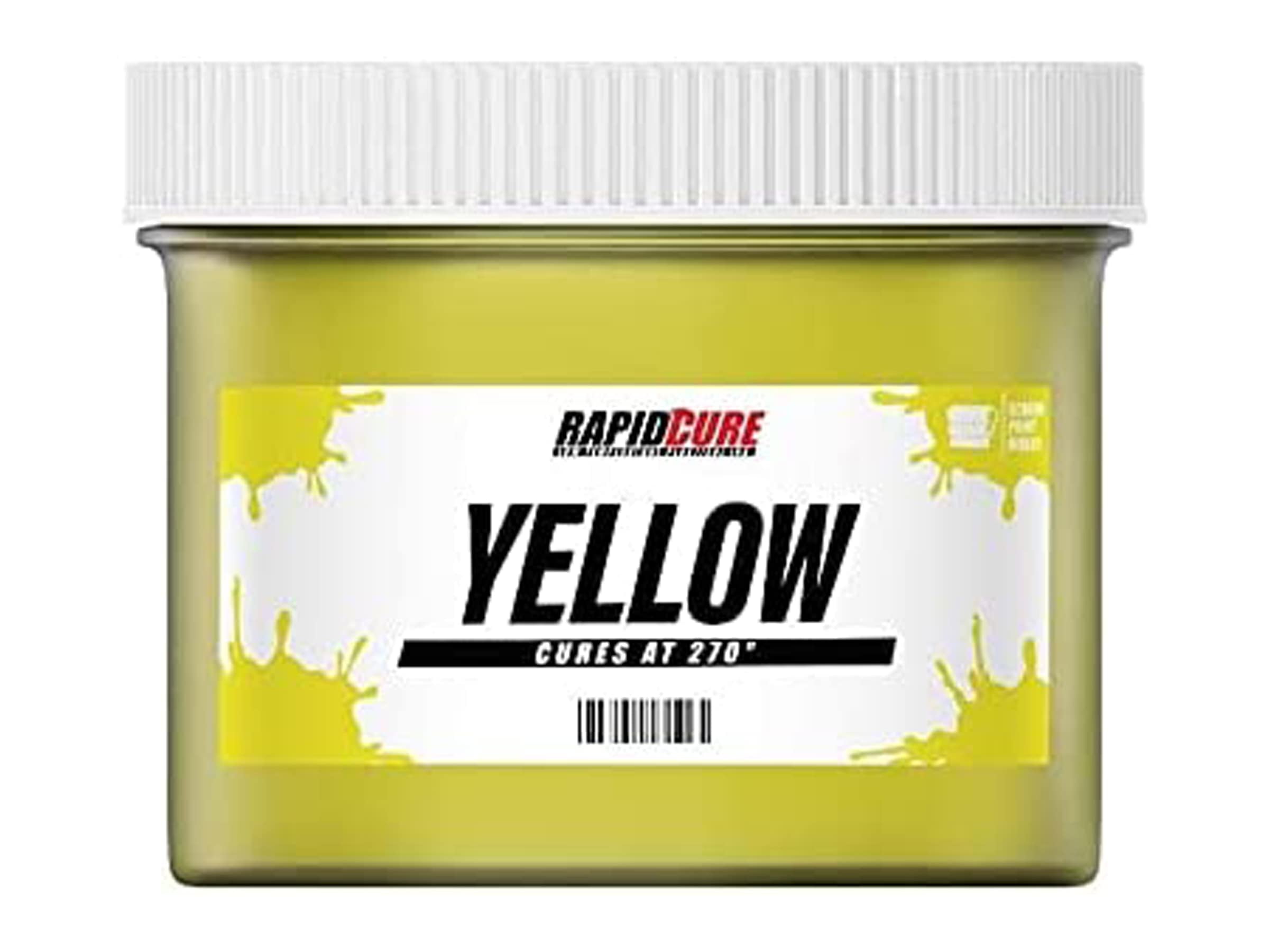 Rapid Cure Screen Printing Ink Yellow (Pint - 16oz.) Plastisol Ink for ...