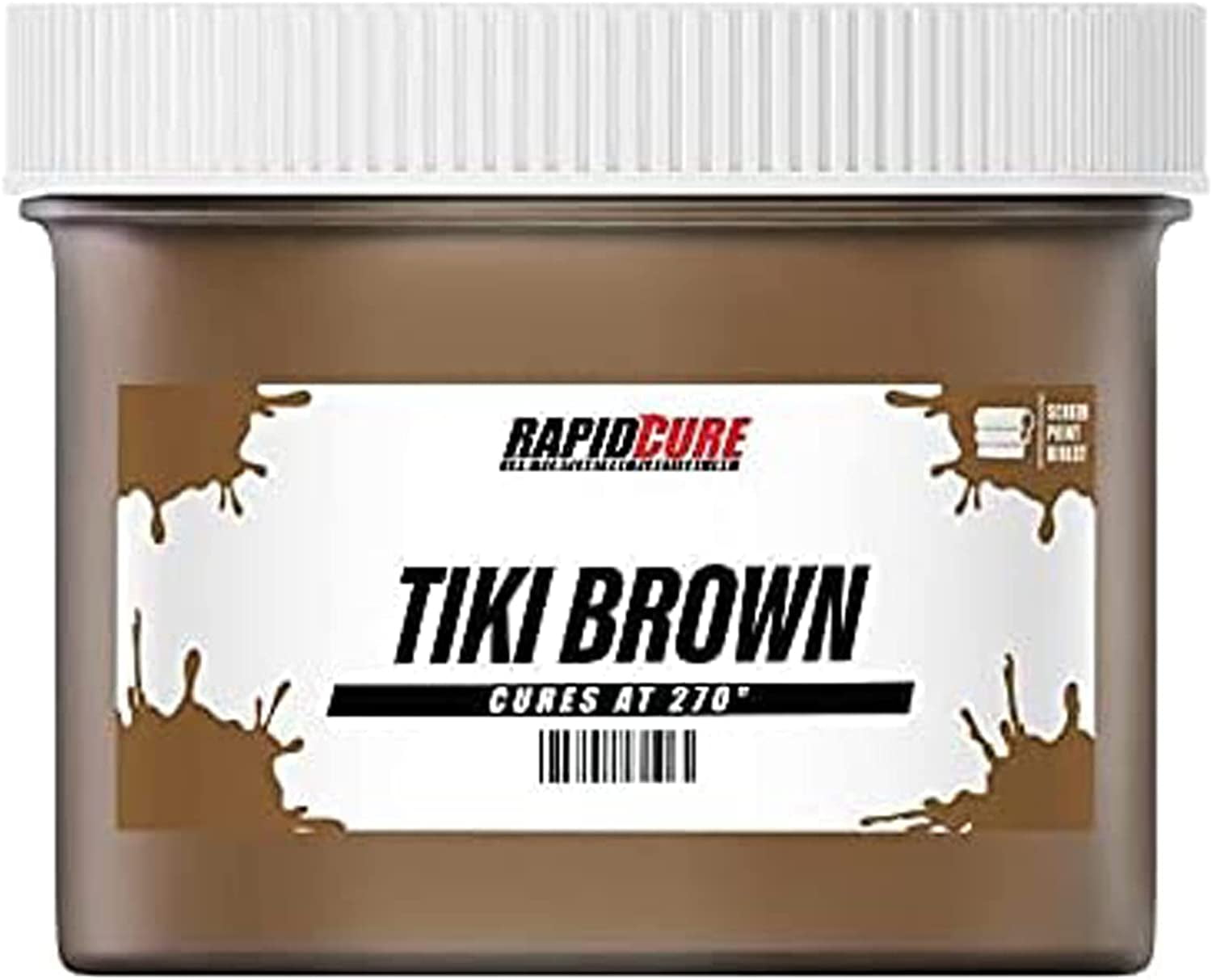 Rapid Cure Tiki Brown Screen Printing Ink - Plastisol Ink for Screen ...