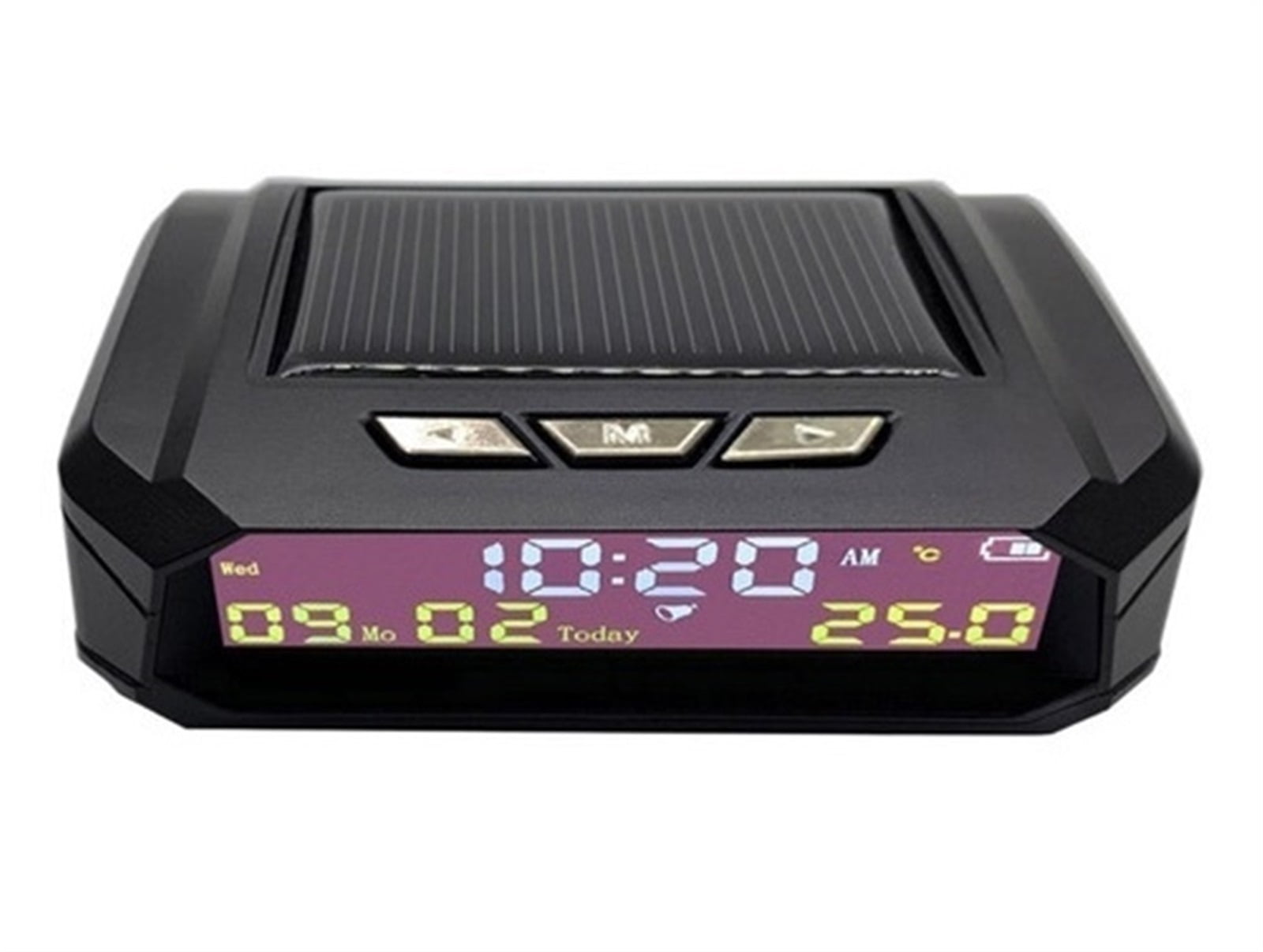Rapid Detection An02 Tpms Look Solar Car Digital Clock With Date In The ...