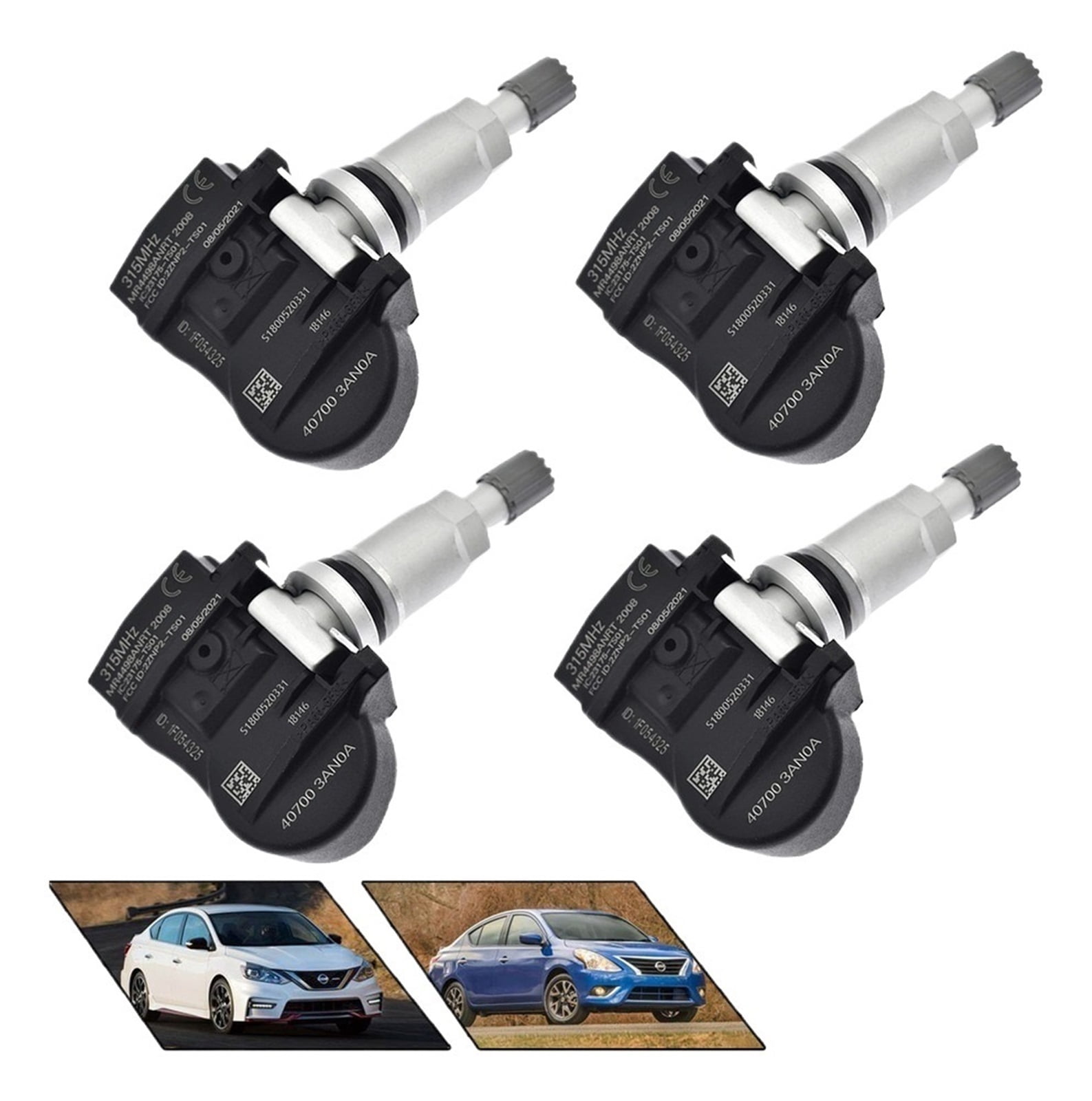 Rapid Detection Tire Pressure Sensor TPMS 315 Mhz Compatible with ...