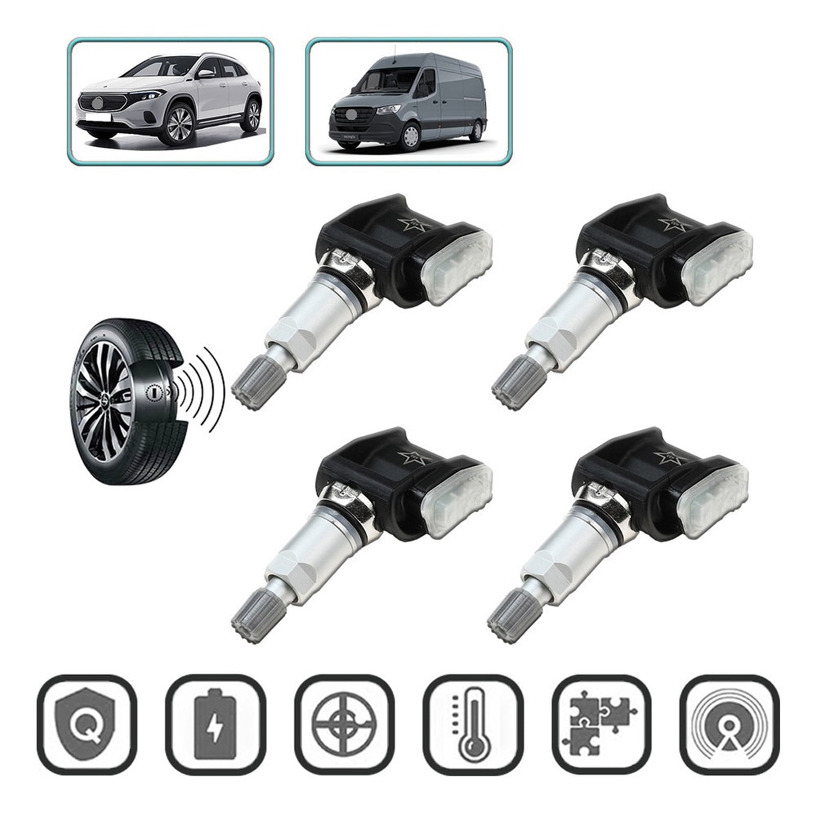 Rapid Detection Tpms Tire Pressure Sensor Compatible with Mercedes-Benz ...