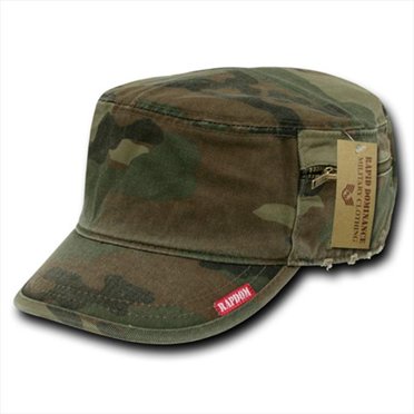 RapDom French Round Bill Mens Cadet Cap [Black - L] - Walmart.com