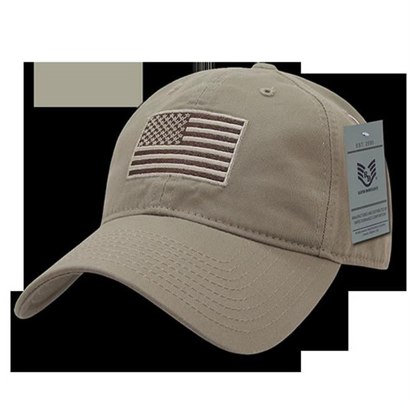 Rapid Dominance A03-1TSA-KHA Tonal Flag Relaxed Graphic Cap, Khaki ...