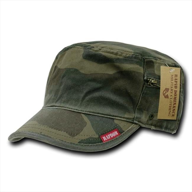 Rapid Dominance Adjustable Patrol Caps With Zipper- Wood - Walmart.com