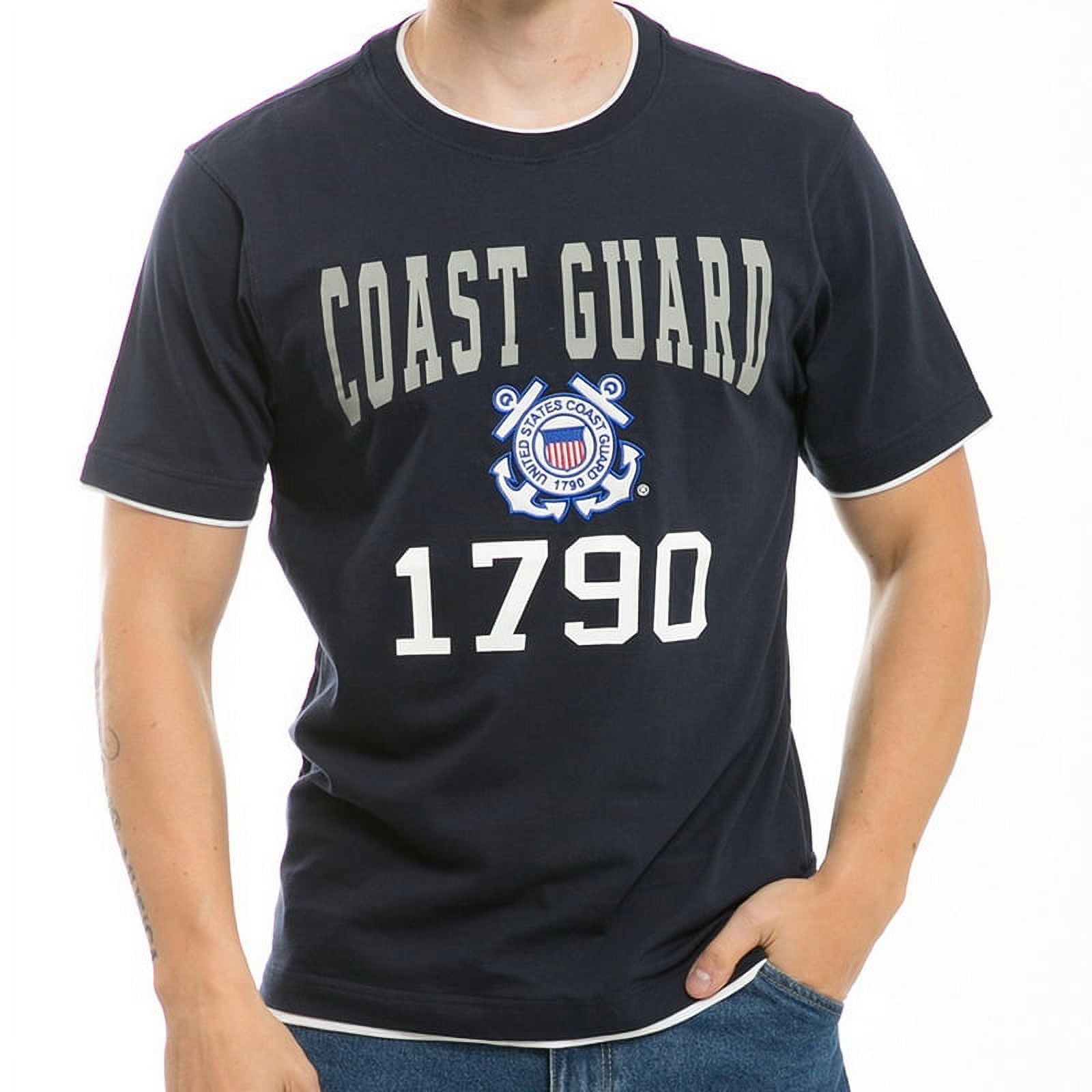 Rapid Dominance Coast Guard Pitch Double Layer Mens Tee [Navy Blue - L ...