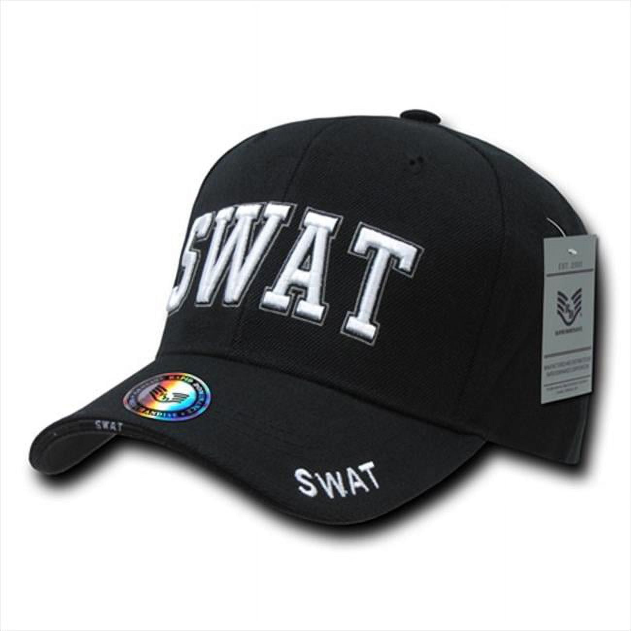 Rapid Dominance Deluxe Law Enforcement Caps- Swat- Black - Walmart.com