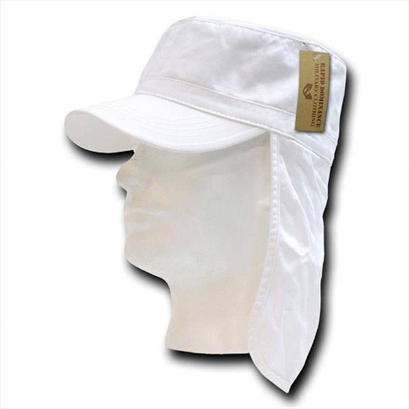 Rapid Dominance 107-PL-WHT-07 Foreign Legion Flap Caps - White, Large ...