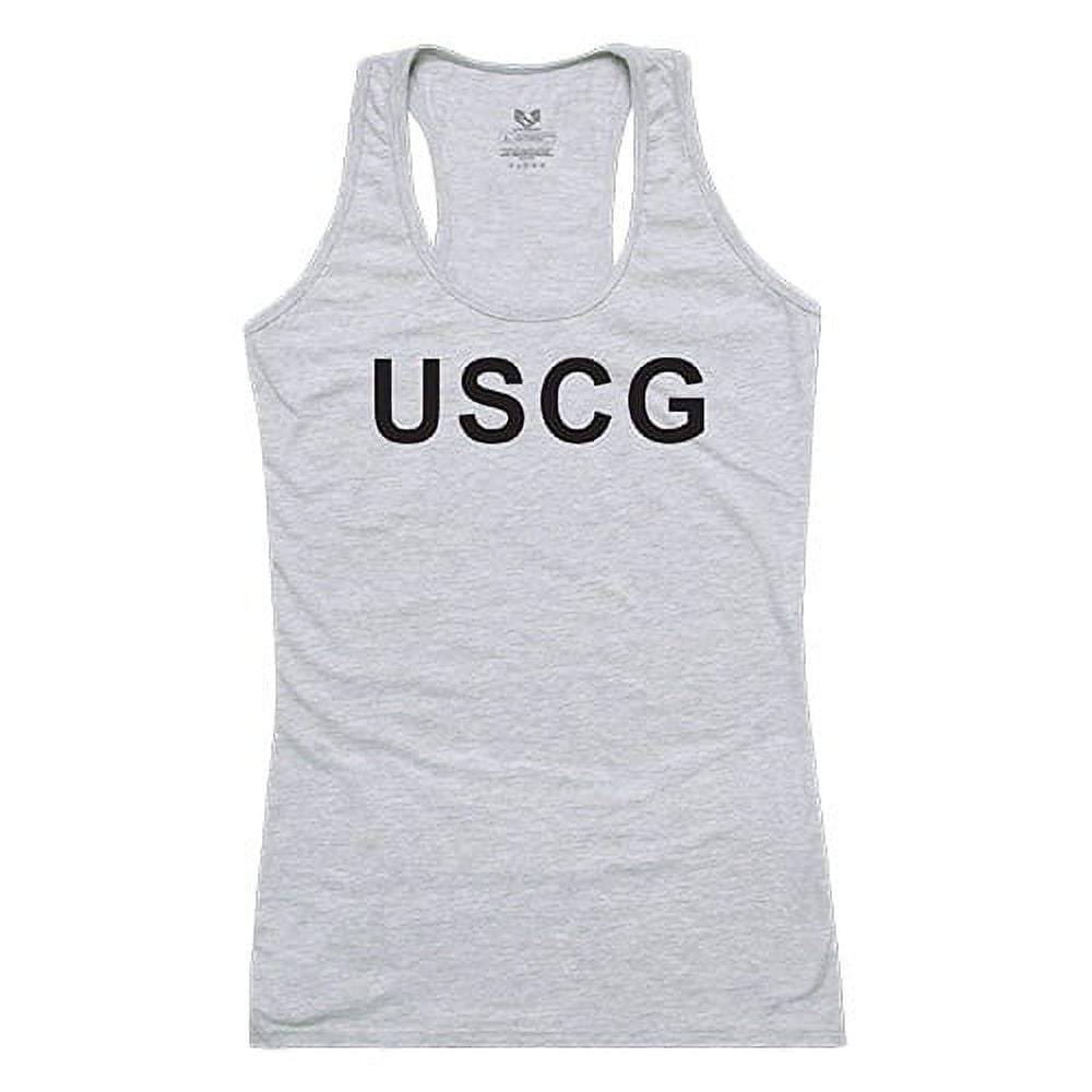 Rapid Dominance G02 Graphic Tanks, Distressed Flag-USCG - H.Grey-L ...