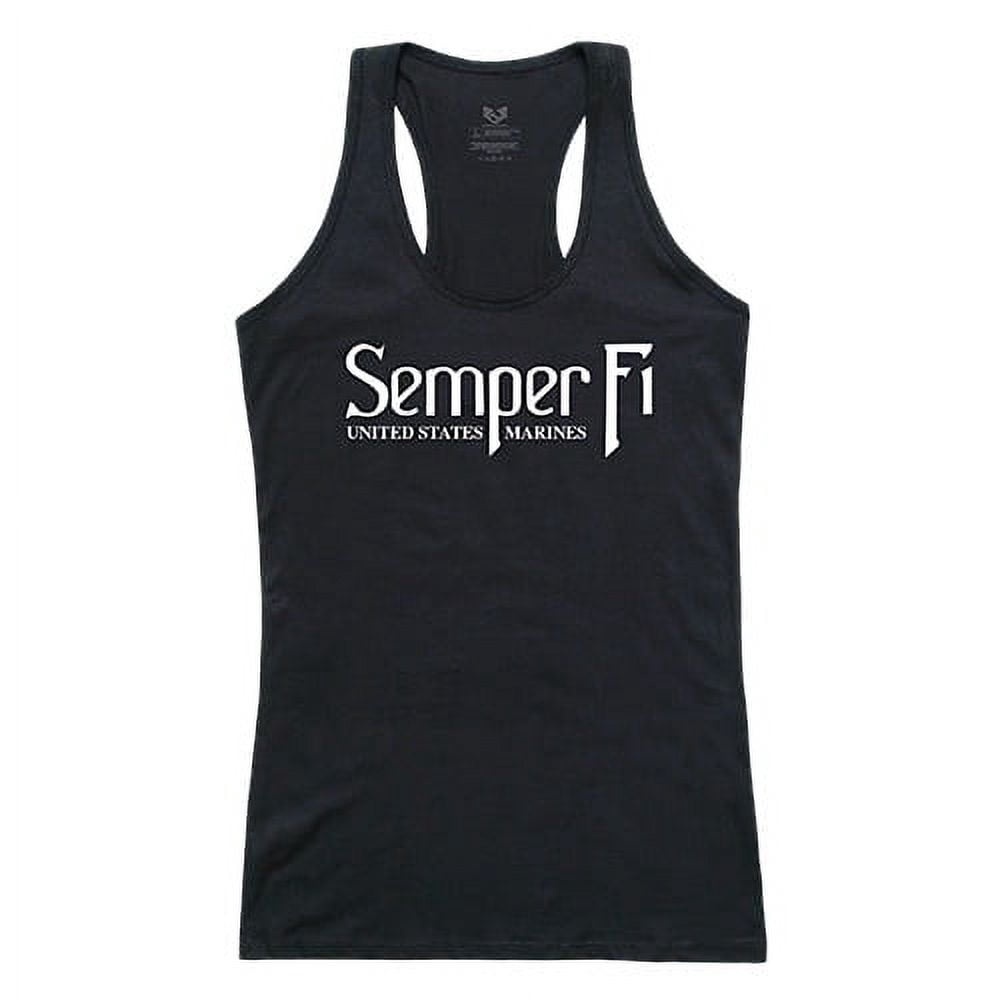 Rapid Dominance G02-SEM-BLK-04 Semper Fi Graphic Tank Top, Black ...