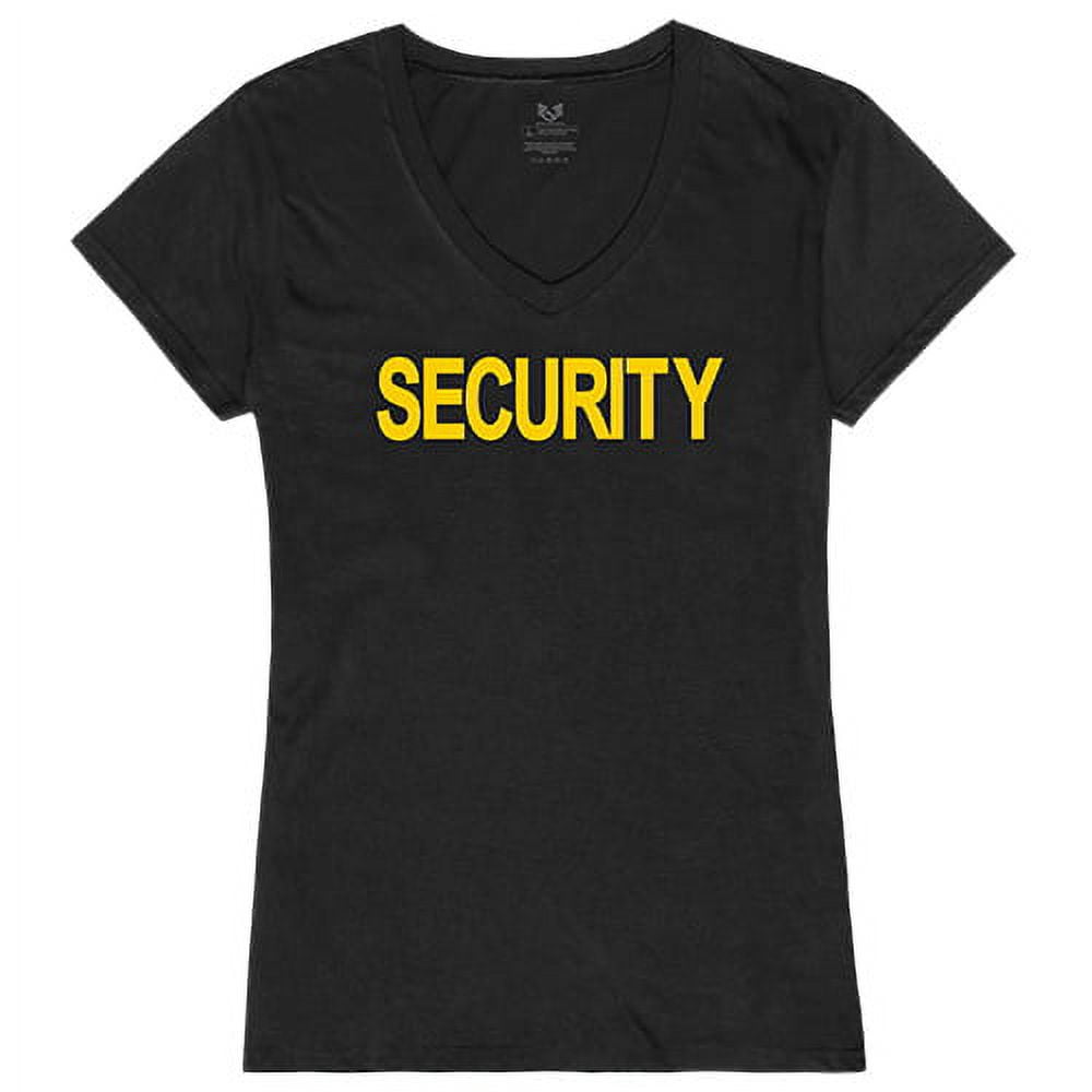 Rapid Dominance G03-SE2-BLK-01 Security 2 Graphic V-Neck T-Shirts ...