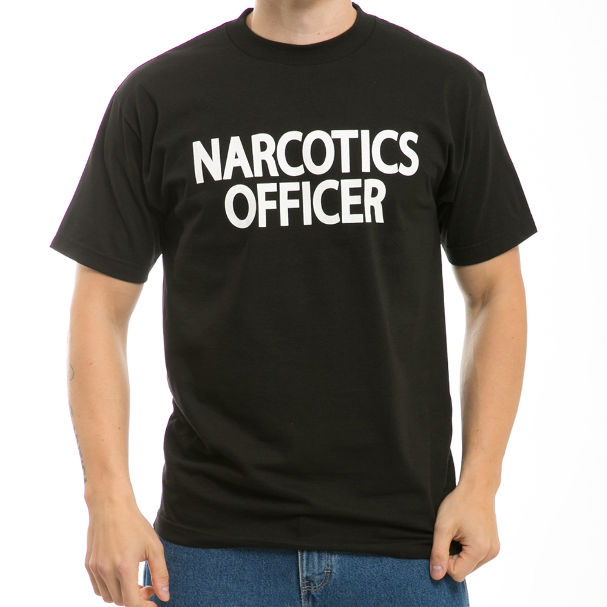 Law Enf. Ts, Narcotics Officer Black, L - Walmart.com