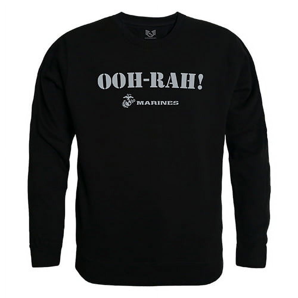 Rapid Dominance Marines Ooh-Rah Graphic Mens Crewneck Sweatshirt [Black ...
