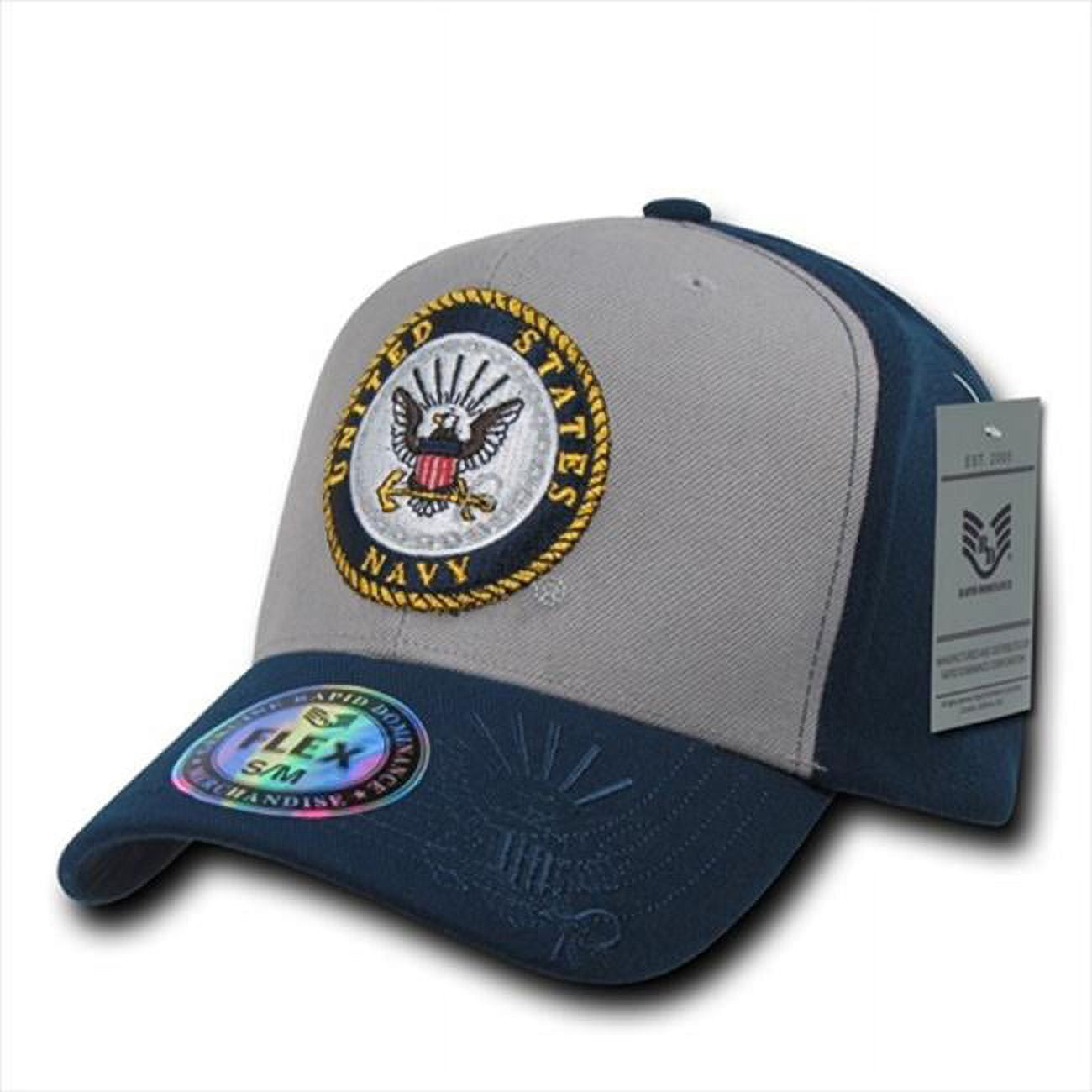 Flex Military Caps, Navy, Grey, L_XL - Walmart.com