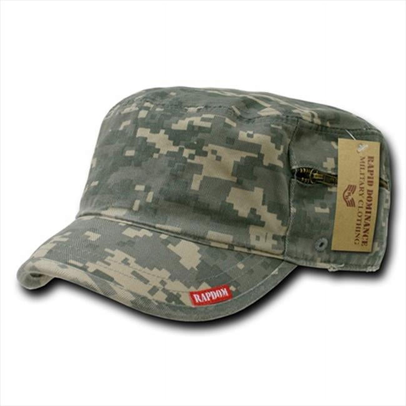 Rapid Dominance Plain Vintage Washed Patrol Mens Cadet Cap with Zipper ...