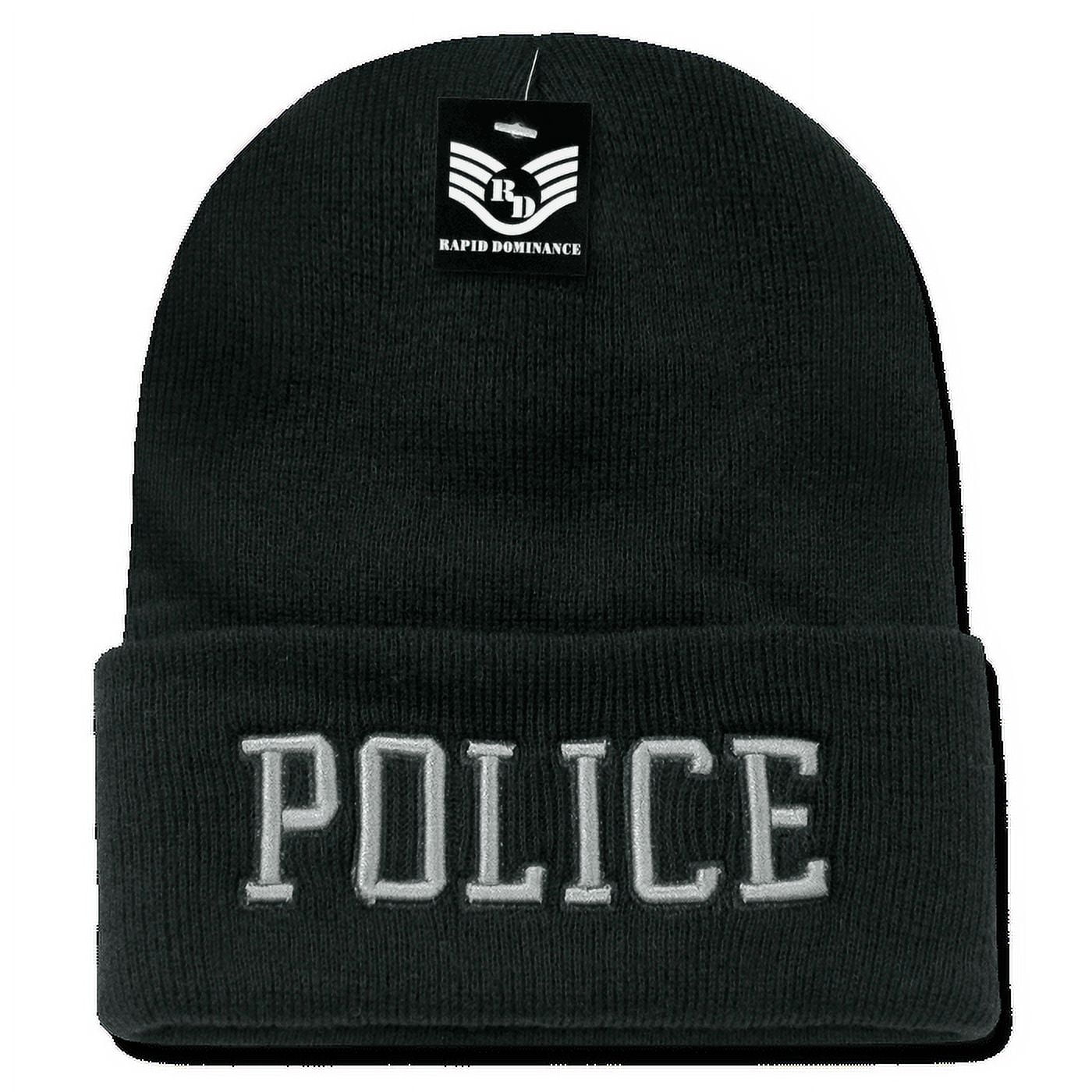 Rapid Dominance R81 - Embroidered Military, Law Beanies-Police Black ...
