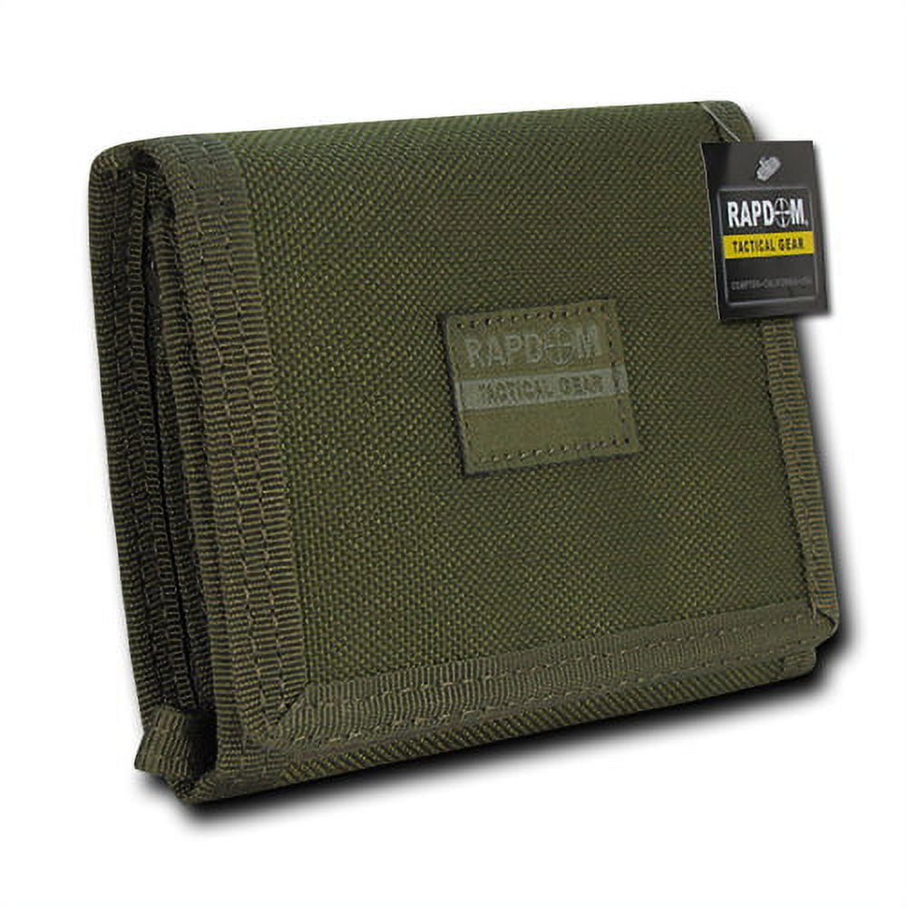 Rapid Dominance RAPDOM Tactical Tri-Fold Wallet Military Nylon T105-OD ...