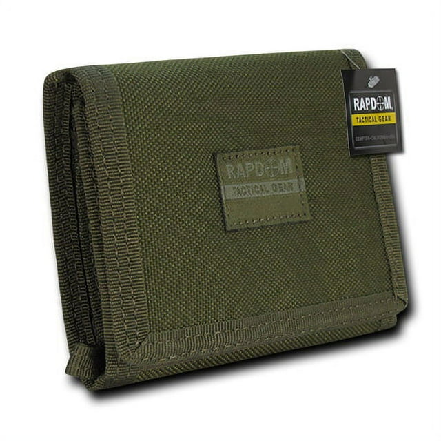 Rapid Dominance RAPDOM Tactical Tri-Fold Wallet Military Nylon T105-OD ...