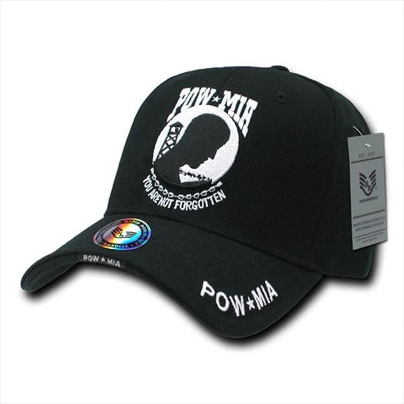 DeLuxe Milit. Caps, POW*MIA, Black - Walmart.com