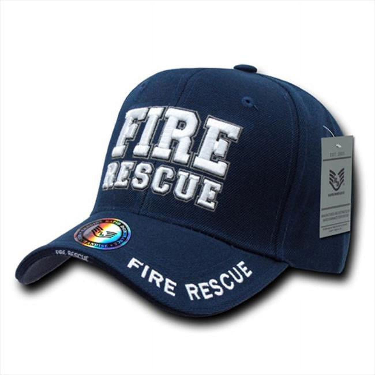 DeLuxe Law Enf. Caps, Fire Rescue, Navy - Walmart.com