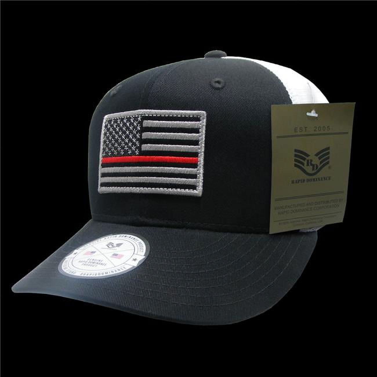 Patch Classic Trucker,Thin Red Line, Black - Walmart.com