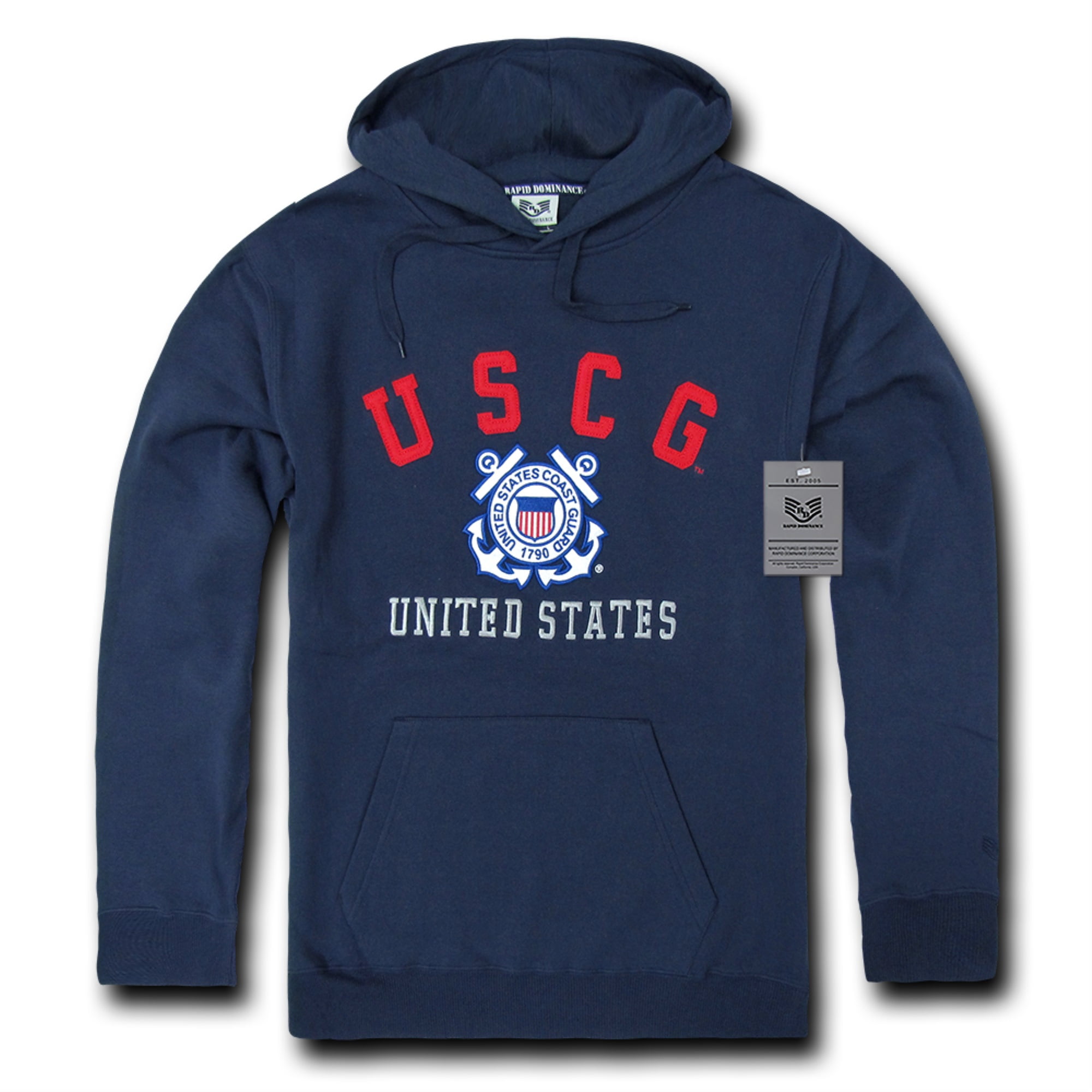 Rapid Dominance S45-COS-NVY-05 Pullover Hoodies, Us Coast Guard, Navy ...