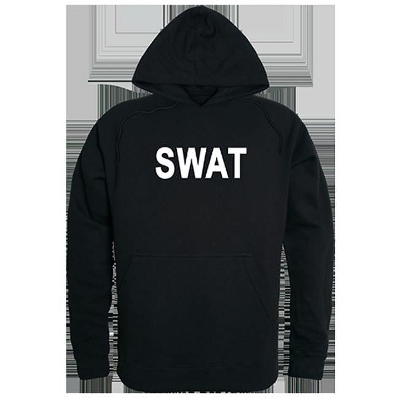 Rapid Dominance SWAT Text Graphic Mens Pullover Hoodie [Black - M ...