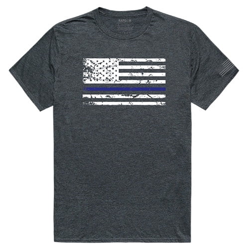 Rapid Dominance TS1-786-E9C-01 Thin Blue Line Tactical Graphic T-shirt ...