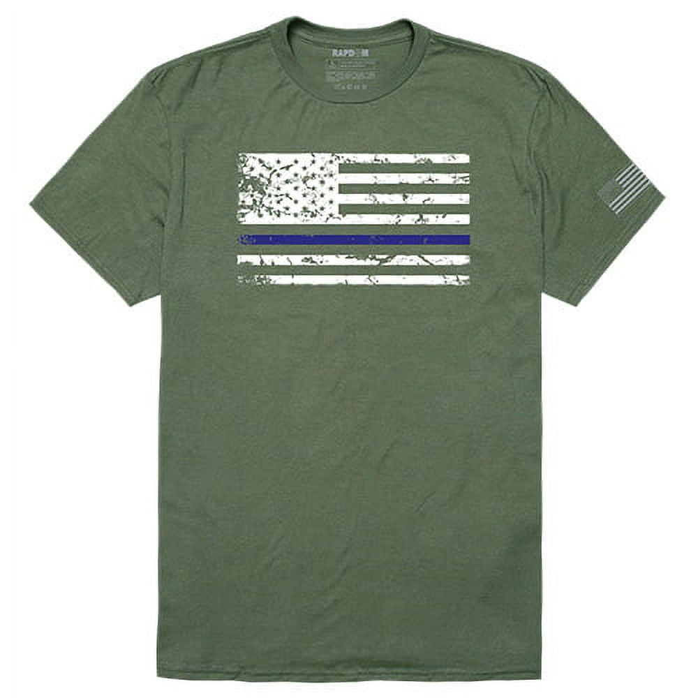 Rapid Dominance TS1-786-G78-03 Thin Blue Line Tactical Graphic T-shirt ...