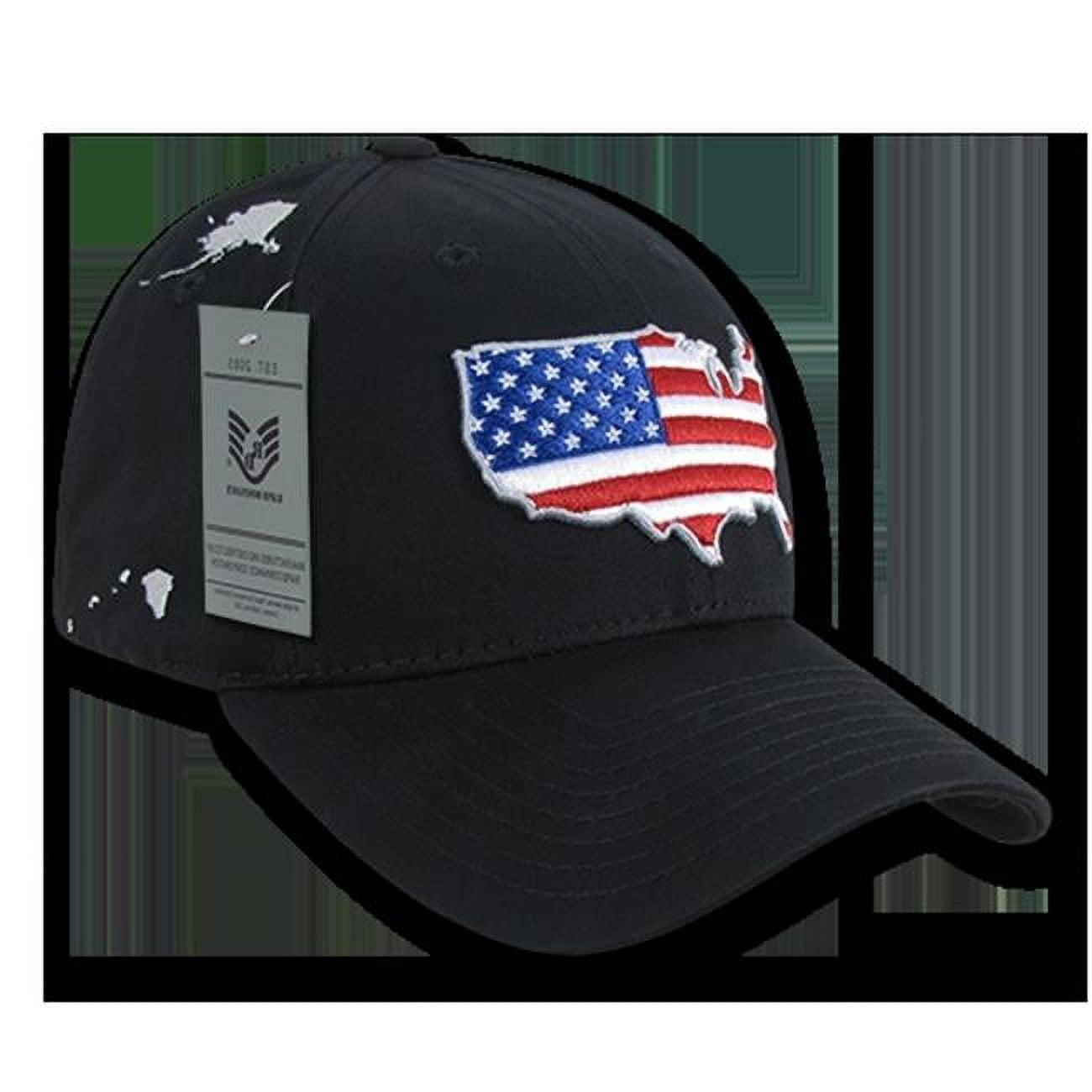 Rapid Dominance The Globe USA Map Structured Cap - Black - Walmart.com