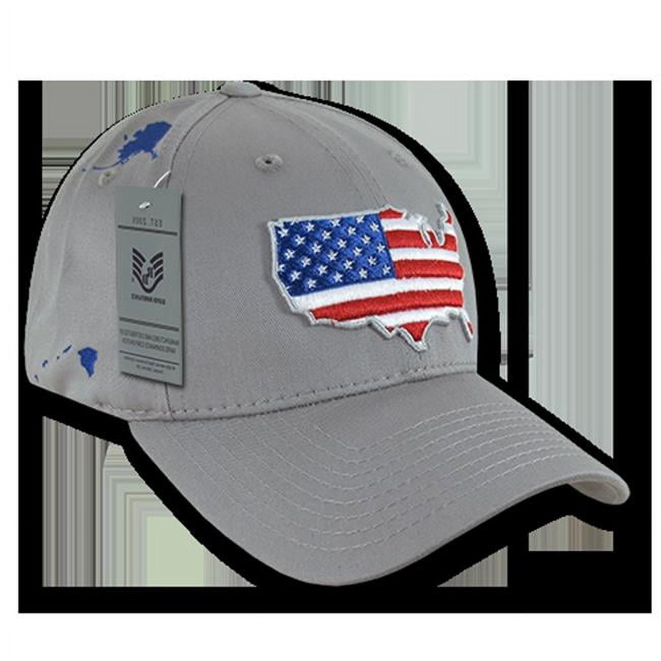 Rapid Dominance The Globe USA Map Structured Cap - Gray - Walmart.com