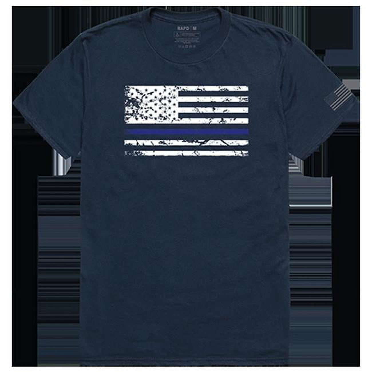 Rapid Dominance Thin Blue Line Tactical Graphic T-shirt, Navy - Extra ...
