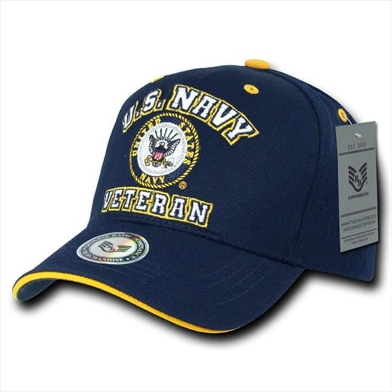 Rapid Dominance U.S. Navy Veterans Mens Cap [Navy Blue - Adjustable ...