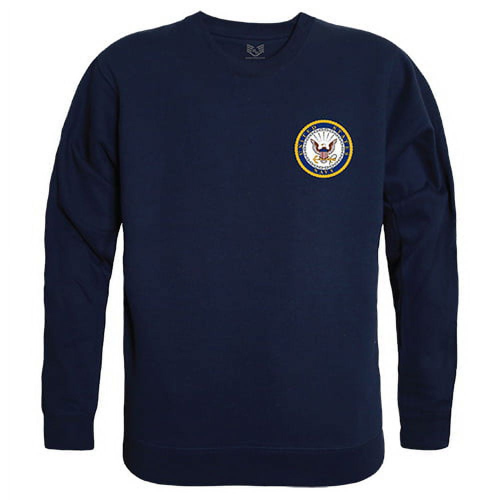 Rapid Dominance US Navy Emblem Graphic Mens Crewneck Sweatshirt [Navy ...