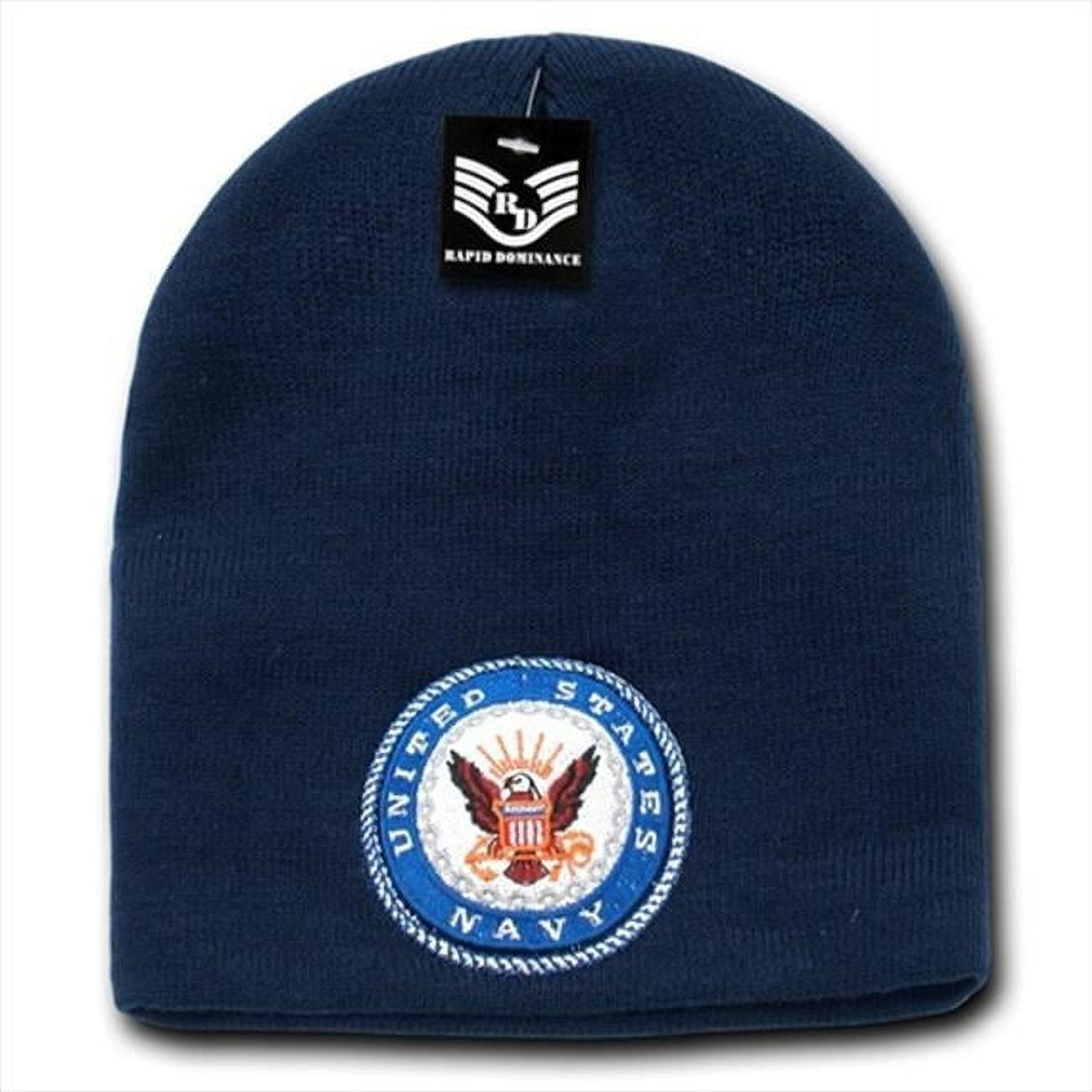Rapid Dominance S90 - Classic Military Work Beanies-Navy Emb Navy ...