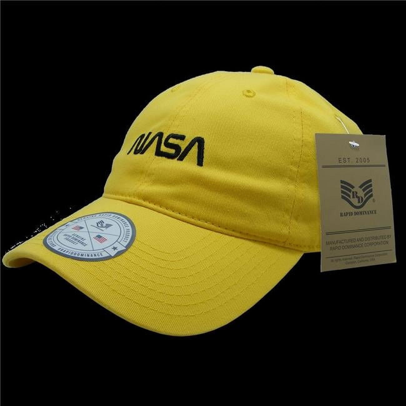 Rapid Dominance NAS4 NASA Relaxed Caps-Worm - Yellow - Walmart.com