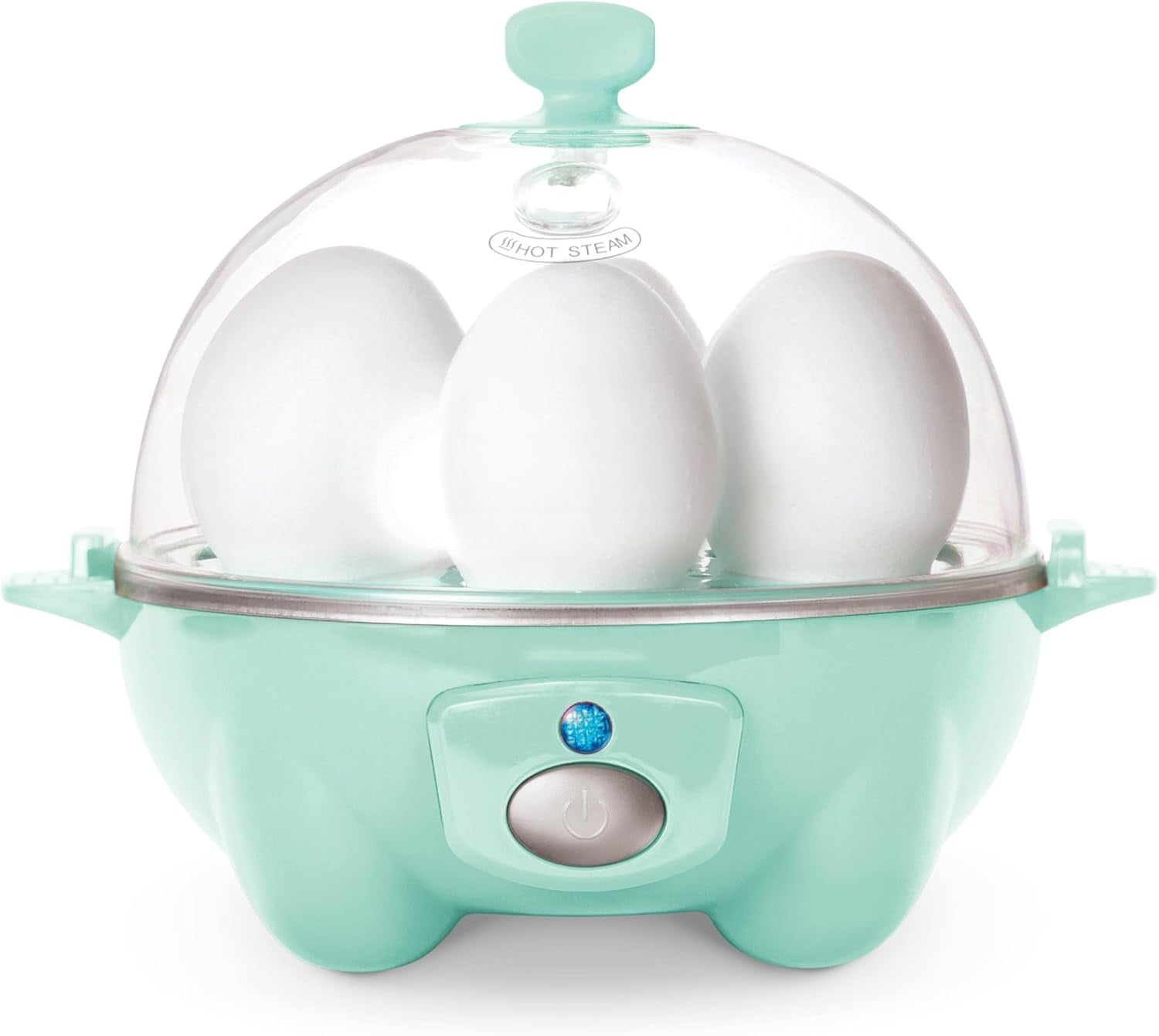Rapid Egg Cooker: 6 Egg Capacity Electric Egg Cooker for Hard Boiled Eggs, Poached Eggs ...