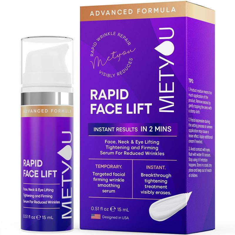 Rapid Face Lift - Instant Wrinkle Remover for Face - Smooth Down Eye ...