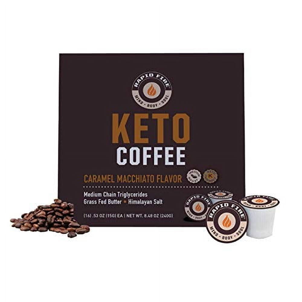 Rapid Fire Caramel Macchiato Ketogenic High Performance Keto Coffee ...
