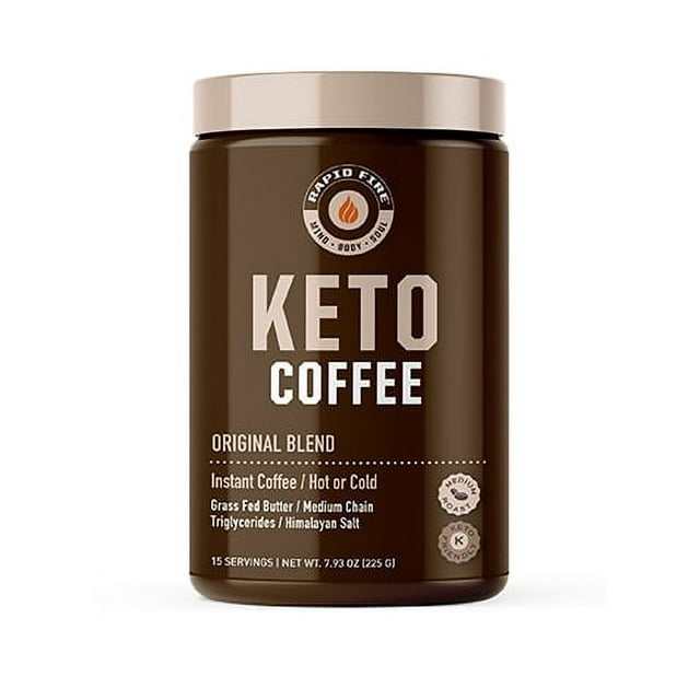 Rapid Fire Medium Roast Keto Coffee - Original Blend (7.93 oz ...
