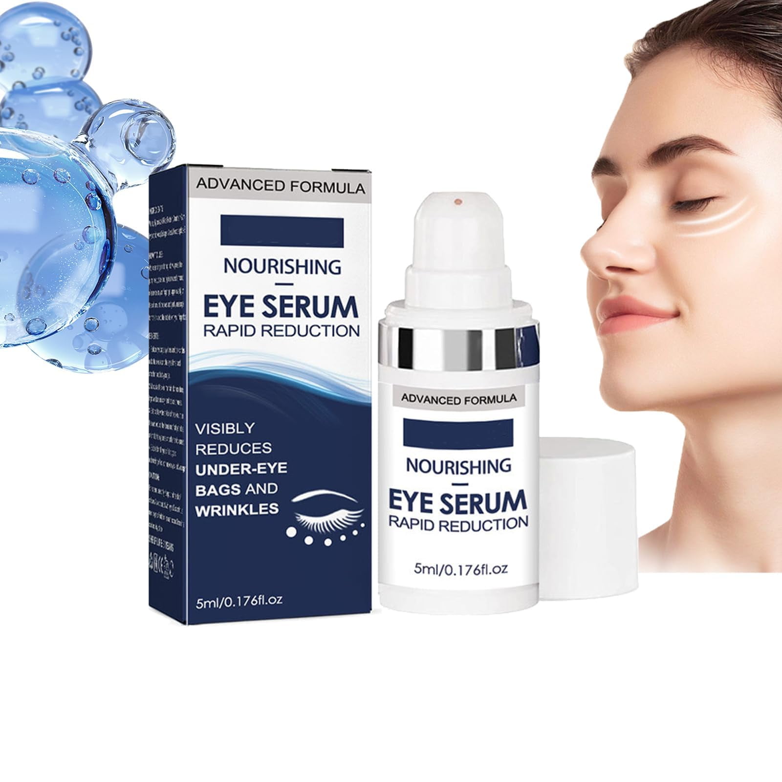 Rapid Reduction Eye Serum, Advanced Formula Instant Eye Serum, Anti ...