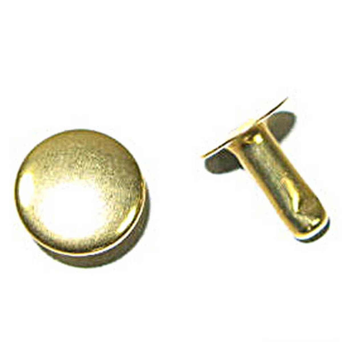 Rapid Rivets Large 9mm Cap 9mm Post Gilt - Walmart.com