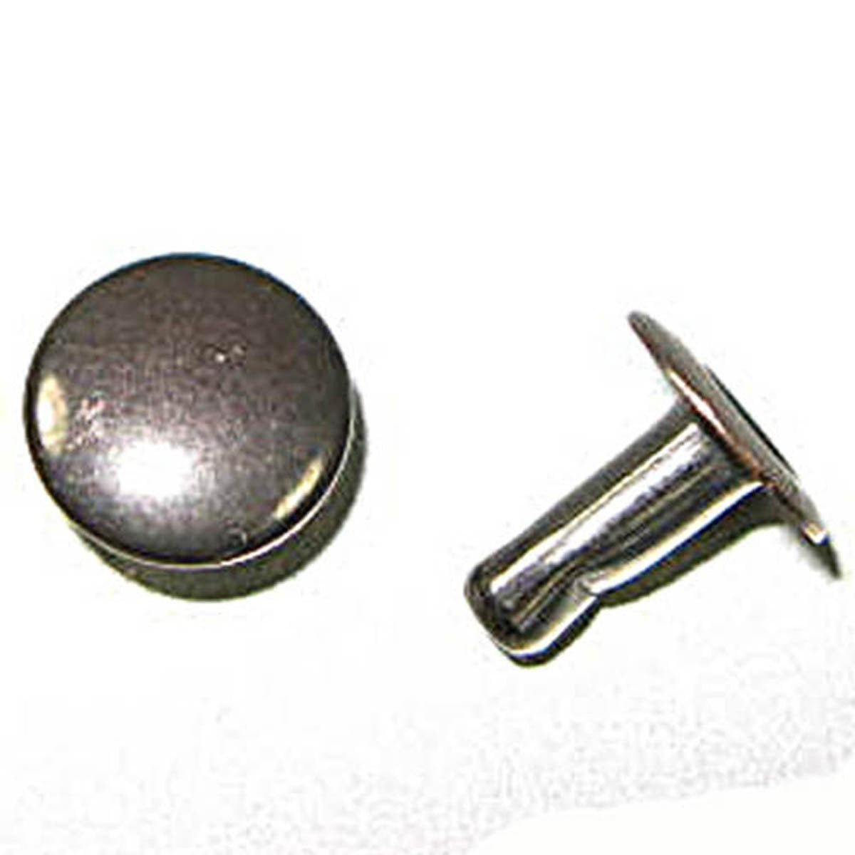 Rapid Rivets Large 9mm Cap 9mm Post Gunmetal - Walmart.com