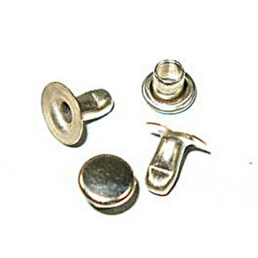 Rapid Rivets Medium 7mm Cap 9mm Post Nickel Speedy - Walmart.com