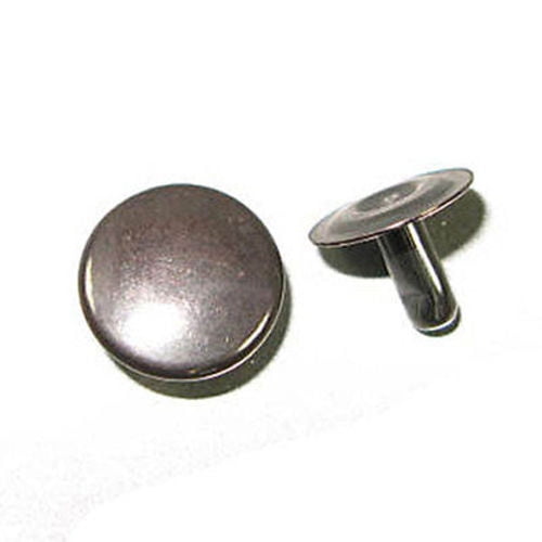 Rapid Rivets XL 11mm Cap 8mm Post Gun Metal speedy - Walmart.com